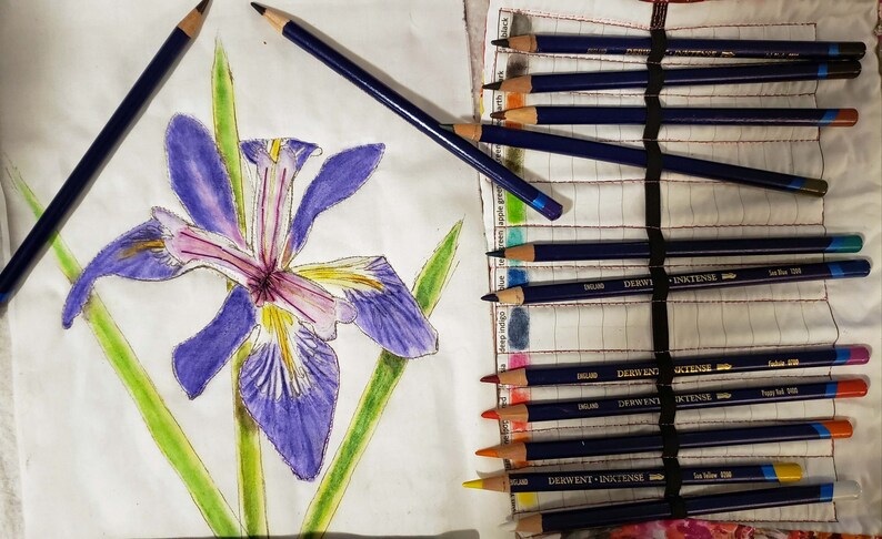 Inktense Tip Information Sheet and Mini-pattern - Etsy