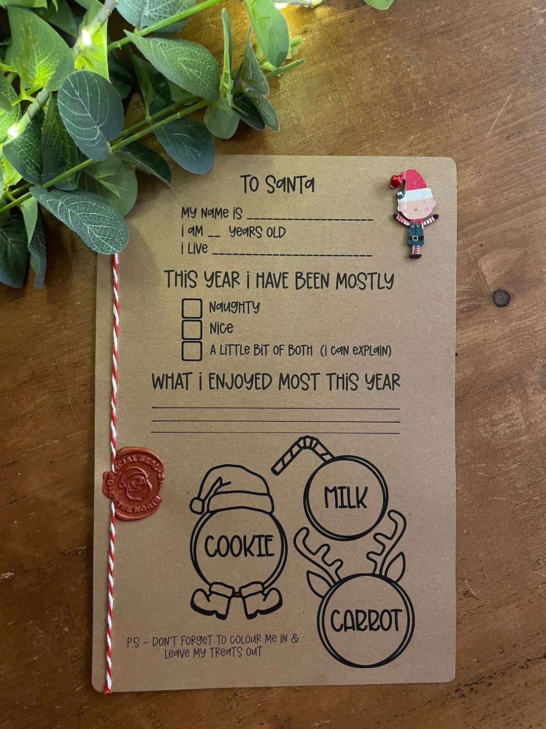 Christmas Eve Letter, Christmas Eve Ideas, Santa Letter, Christmas ...