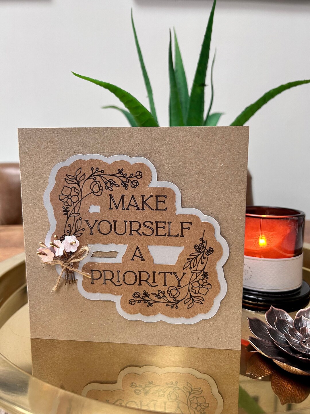Sympathy Card Self Care Get Well Soon Card Thank You Cards Grief Gift ...