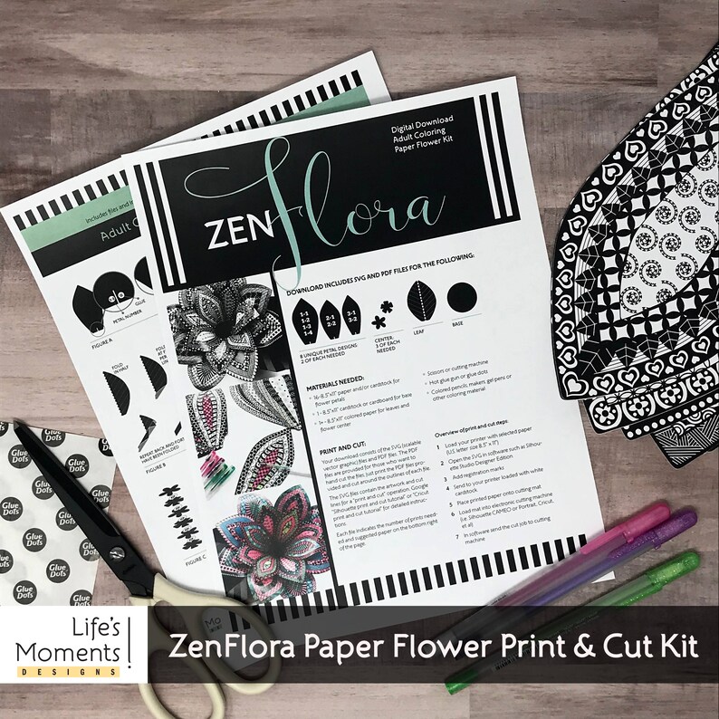 DIY Printable Home Adult Activity Kit, Home Decor, Digital Download - Etsy
