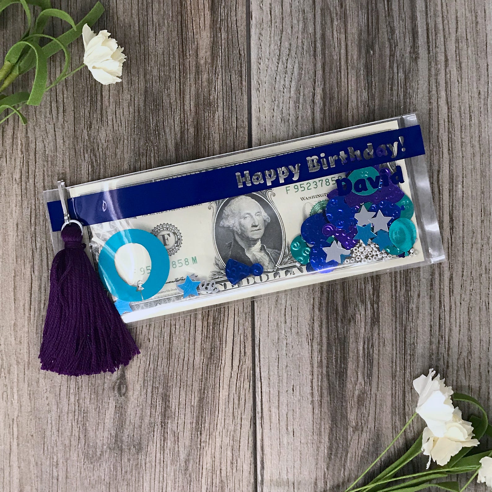Birthday Card Money Holder Birthday Gift Card Holder Shaker - Etsy