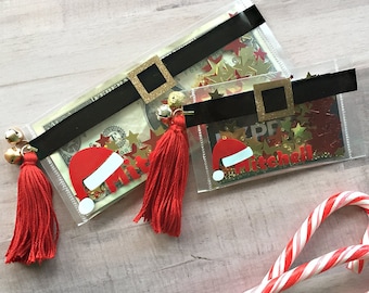 Mini Money Cards Retro Christmas Cash Holder - Etsy