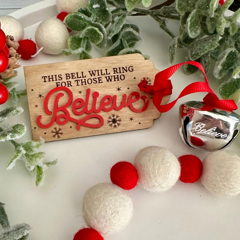 Believe Tag - Etsy