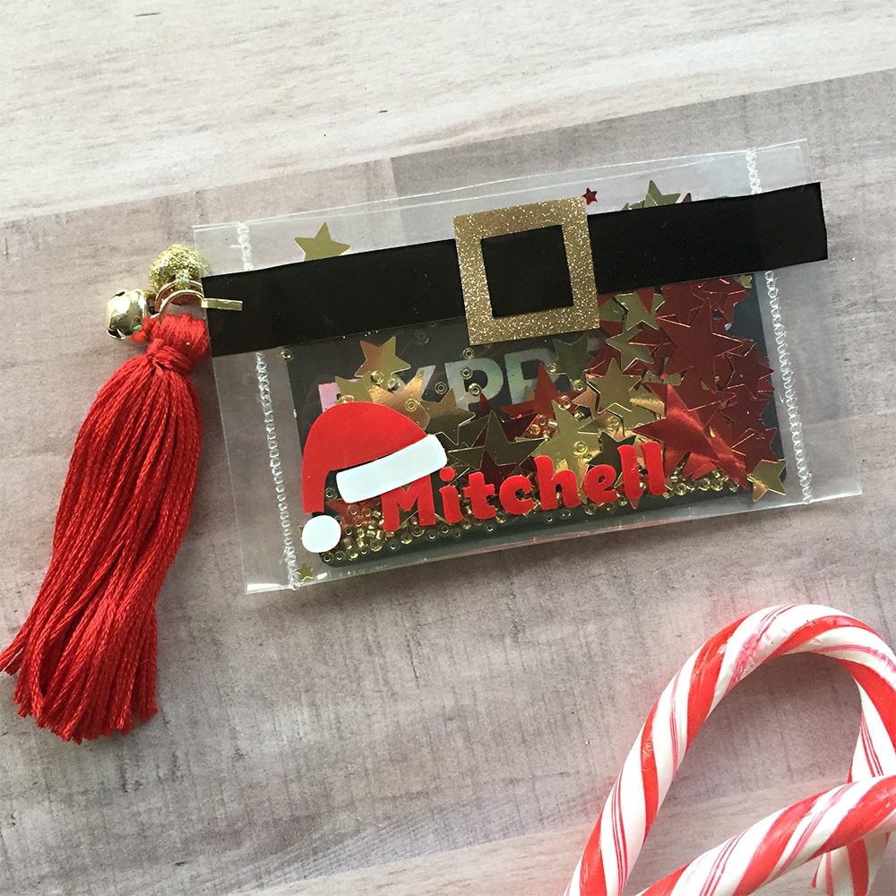 Christmas Money Holder or Gift Card Holder Santa Claus Theme | Etsy