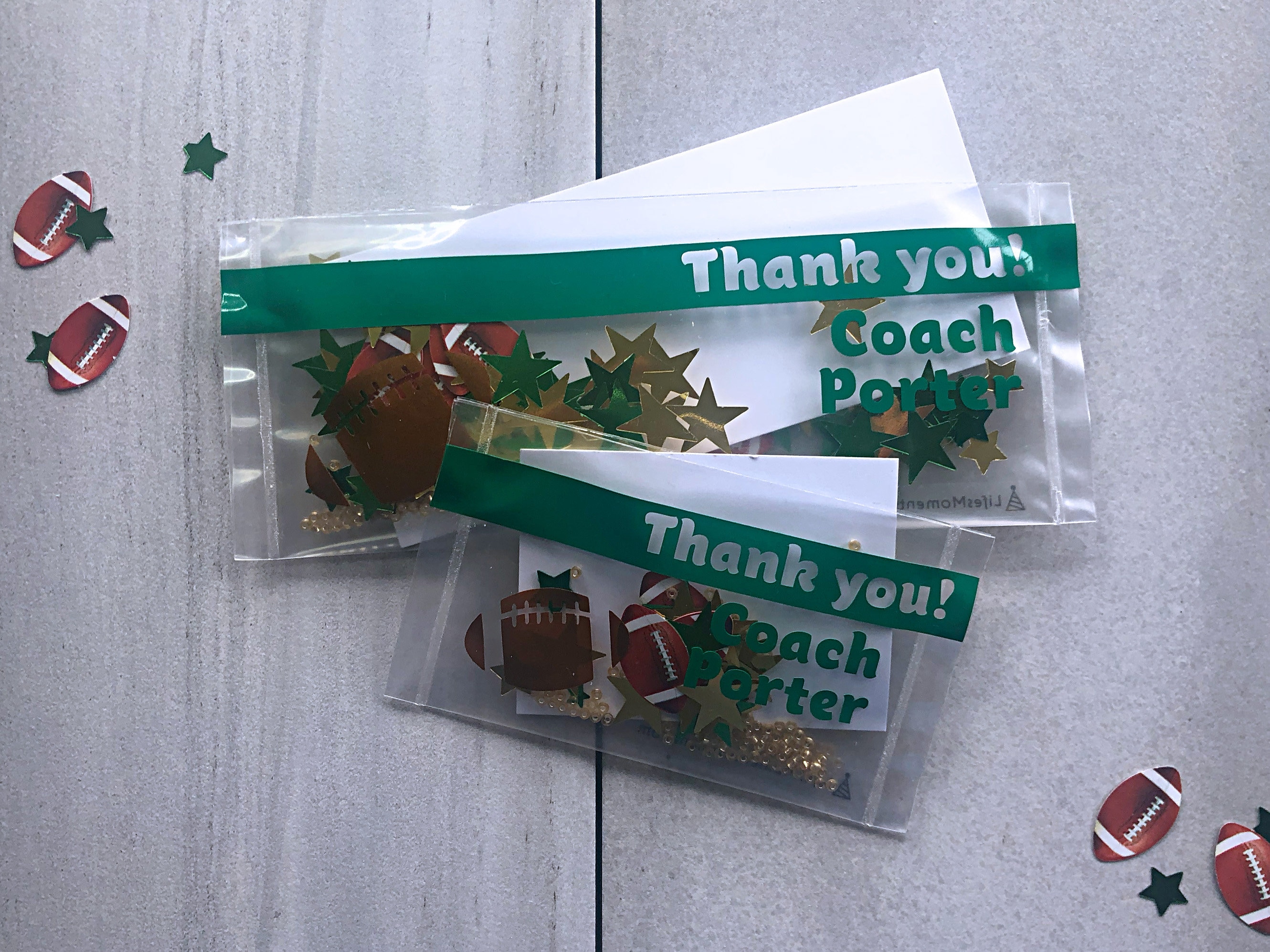 Football Coach Appreciation Gift Card or Money Holder - Etsy