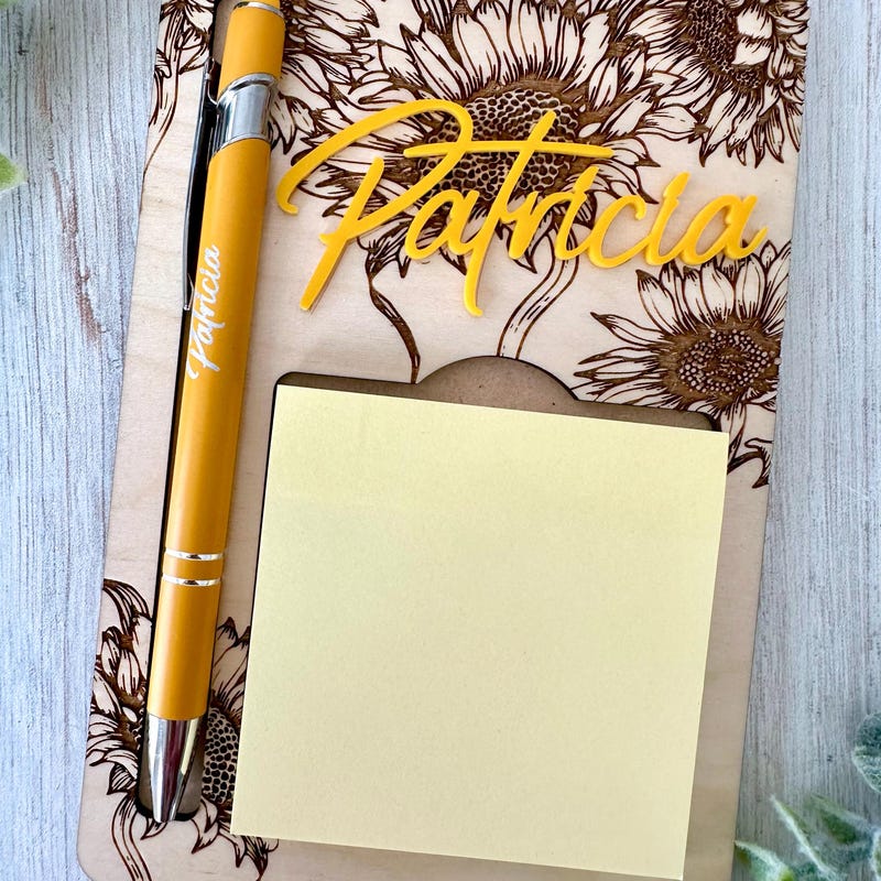 Sunflower Note Holder - Etsy