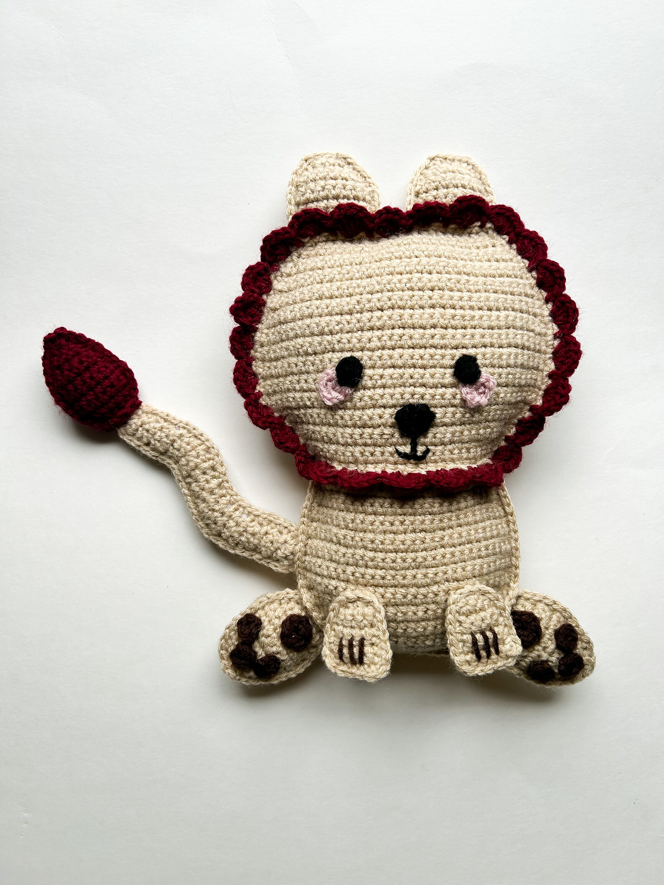 Leonard the Lion/crocheted Lion/baby Shower Gift/birthday Present/kid's ...