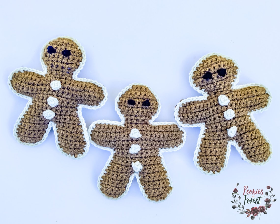 Crochet Gingerbread Man/stocking Stuffer/christmas Present/children's ...