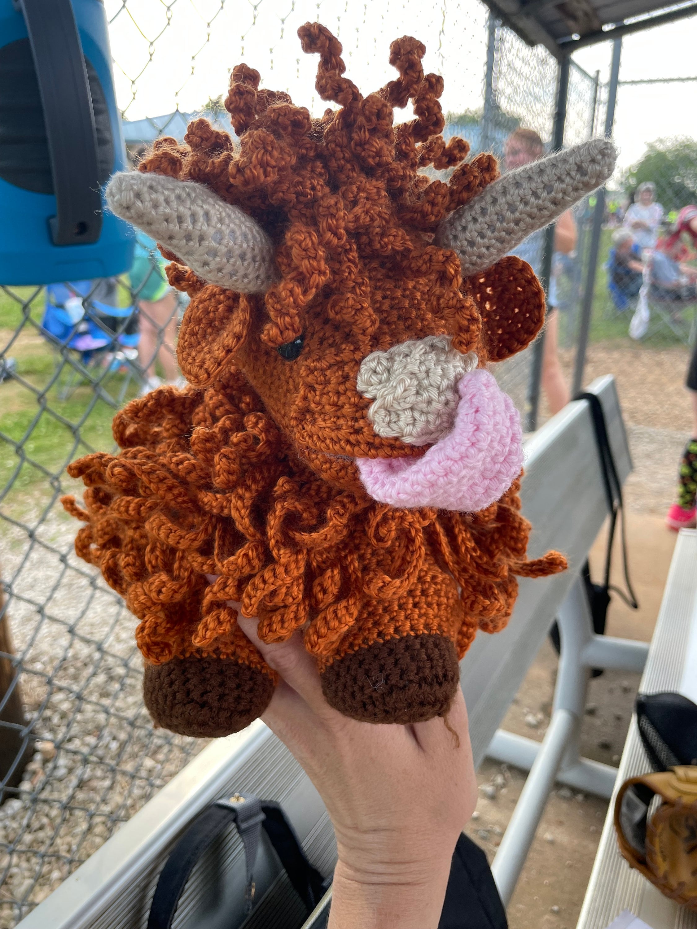 Highland Cow, Crochet Cow, Handmade Highland, Crochet Highland, Curl ...
