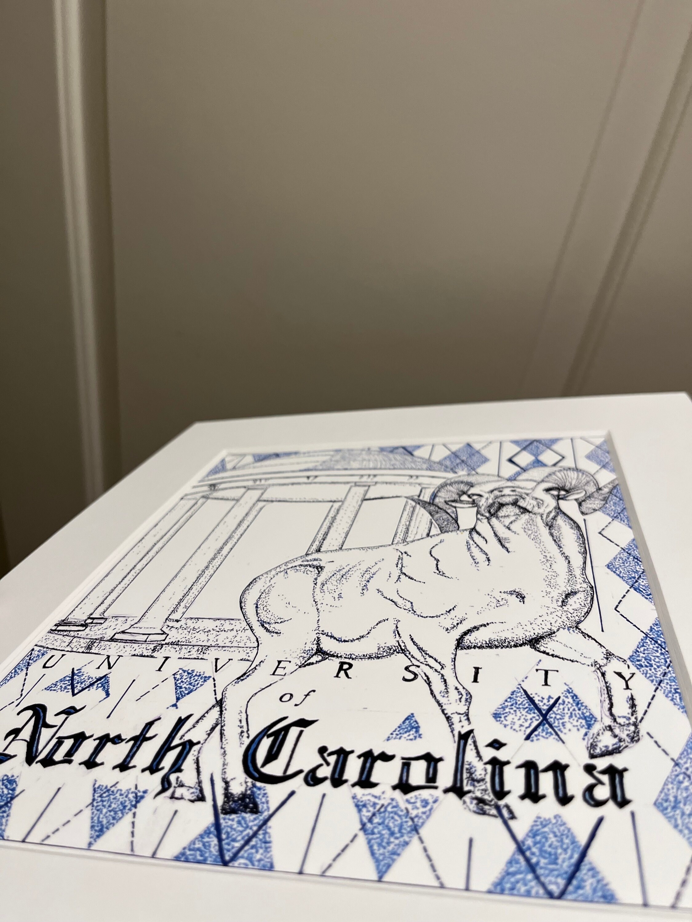 University of North Carolina - UNC Print - 8x10 - PRINT ONLY - Etsy