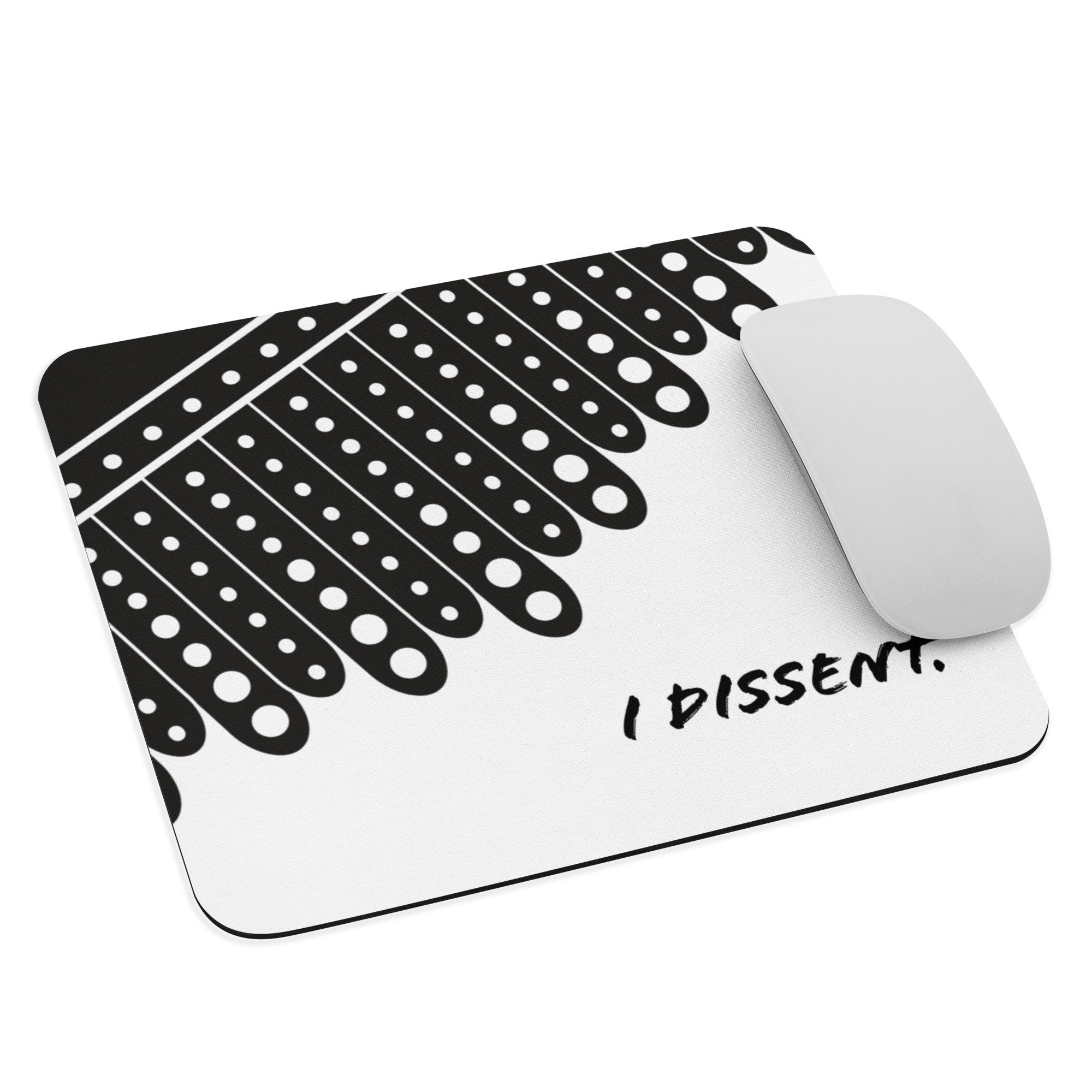I Dissent RBG Inspired Feminist Mouse Pad for Back to School, College ...