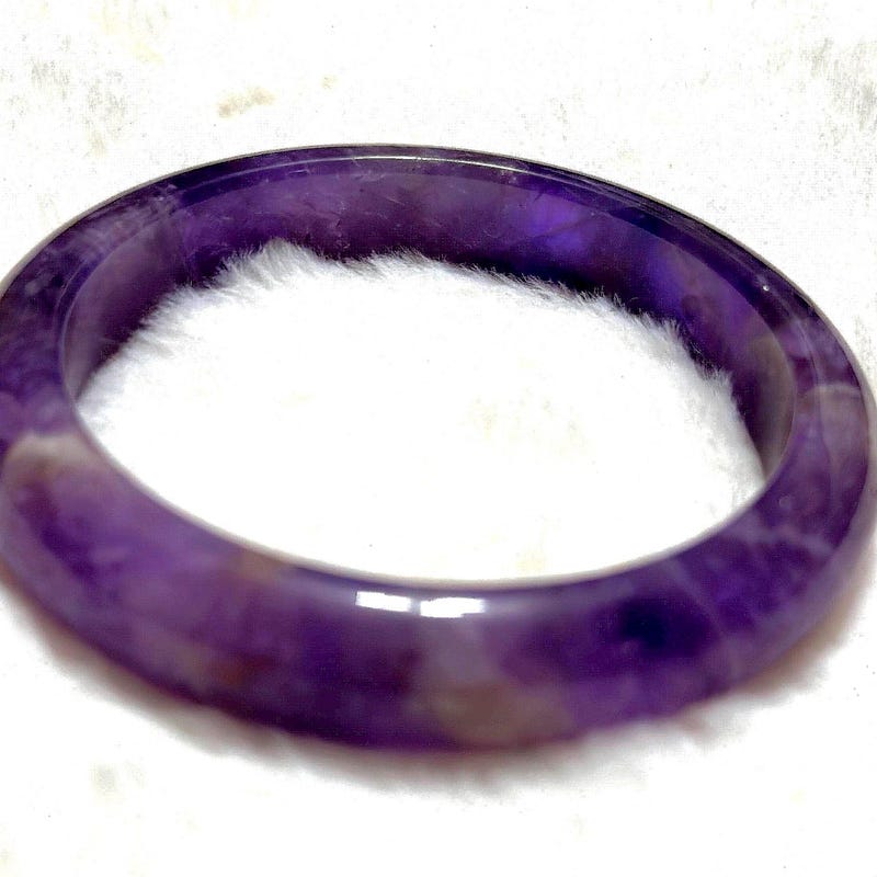 Amethyst Bangle - Etsy