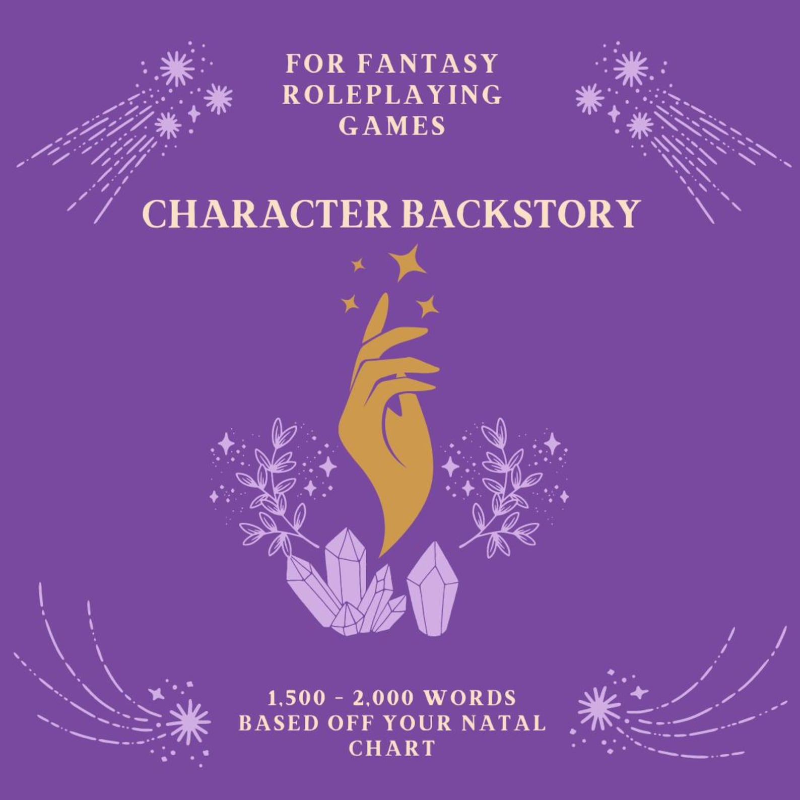 Character Backstory Based on Natal Chart | for Games Like Dnd ...
