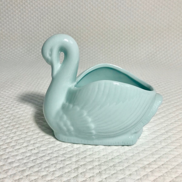 Ceramic Swan Planter - Etsy