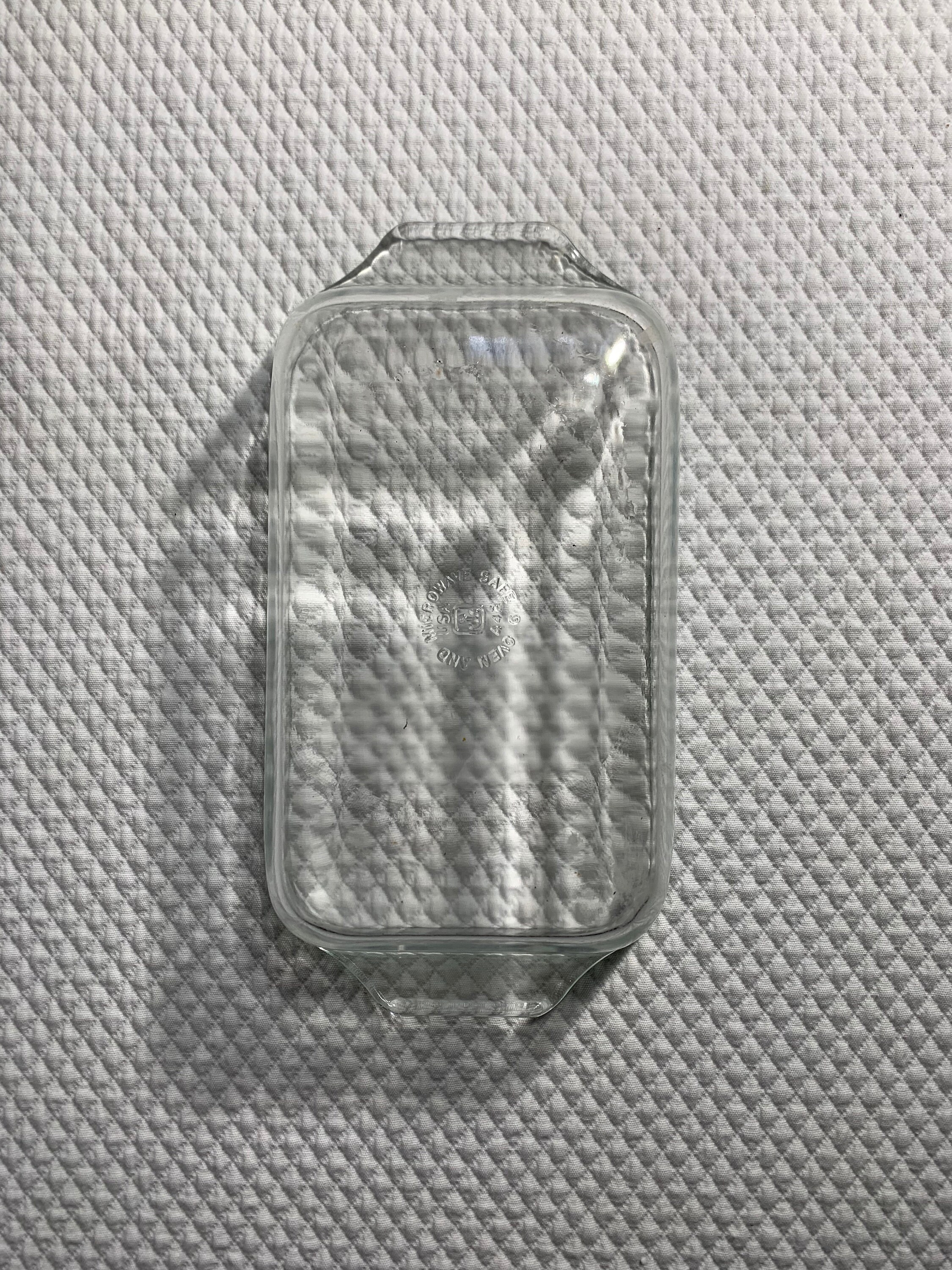 Rectangular Casserole Clear Glass Baking Dish 442 Made by - Etsy