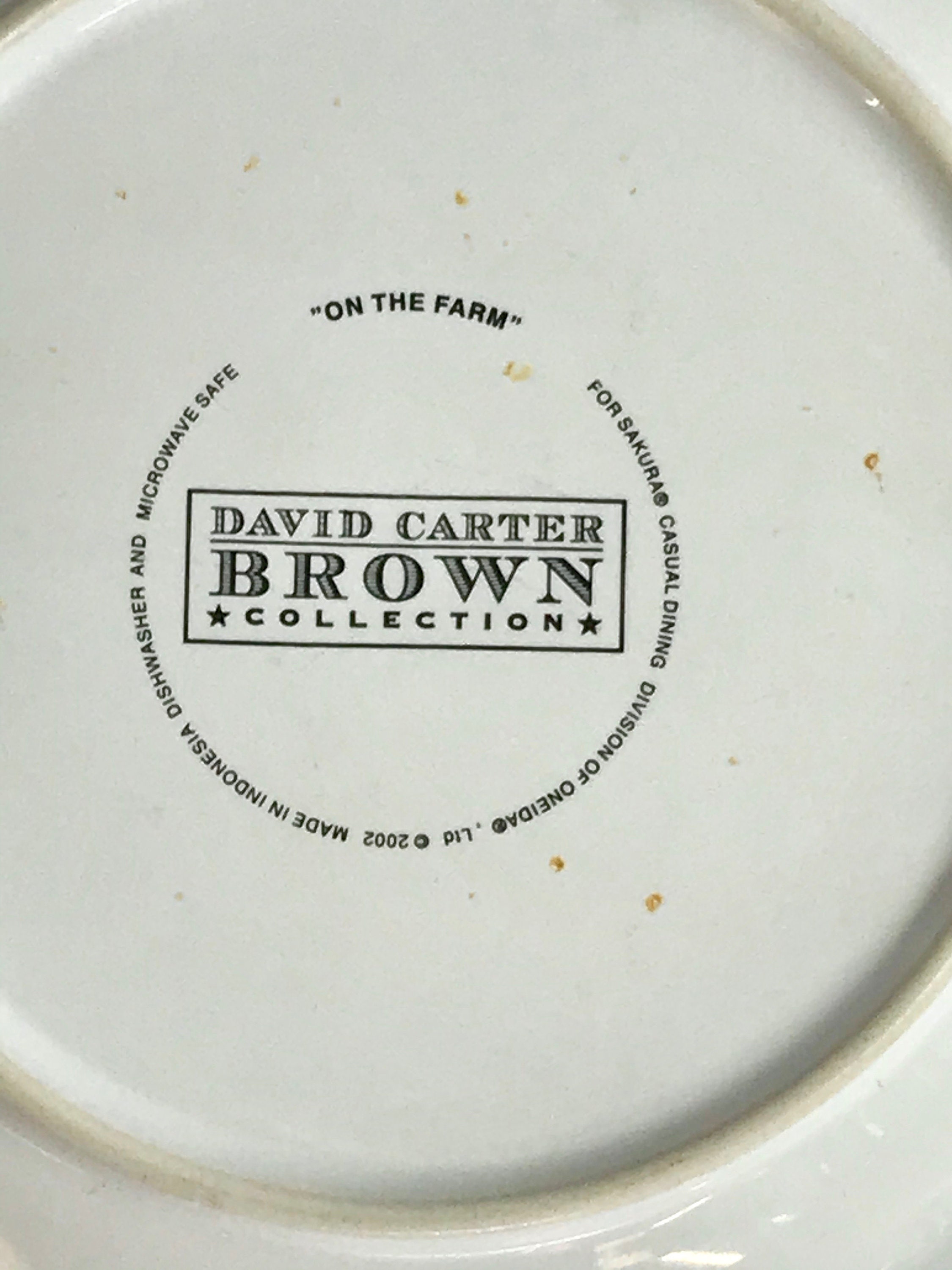 David Carter Brown Collection on the Farm, Dessert, Salad Plates ...