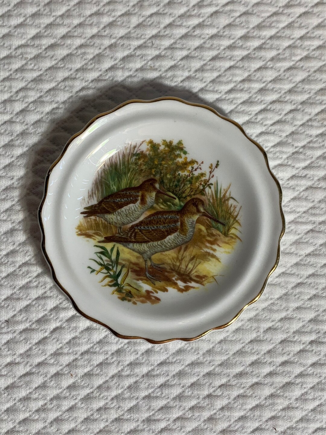 Tiny Sandpiper Plate Made by Royal Grafton Fine Bone China, Made in ...