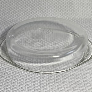 Vintage Pyrex 221 Round Casserole Clear Glass Baking Dish or Casserole ...