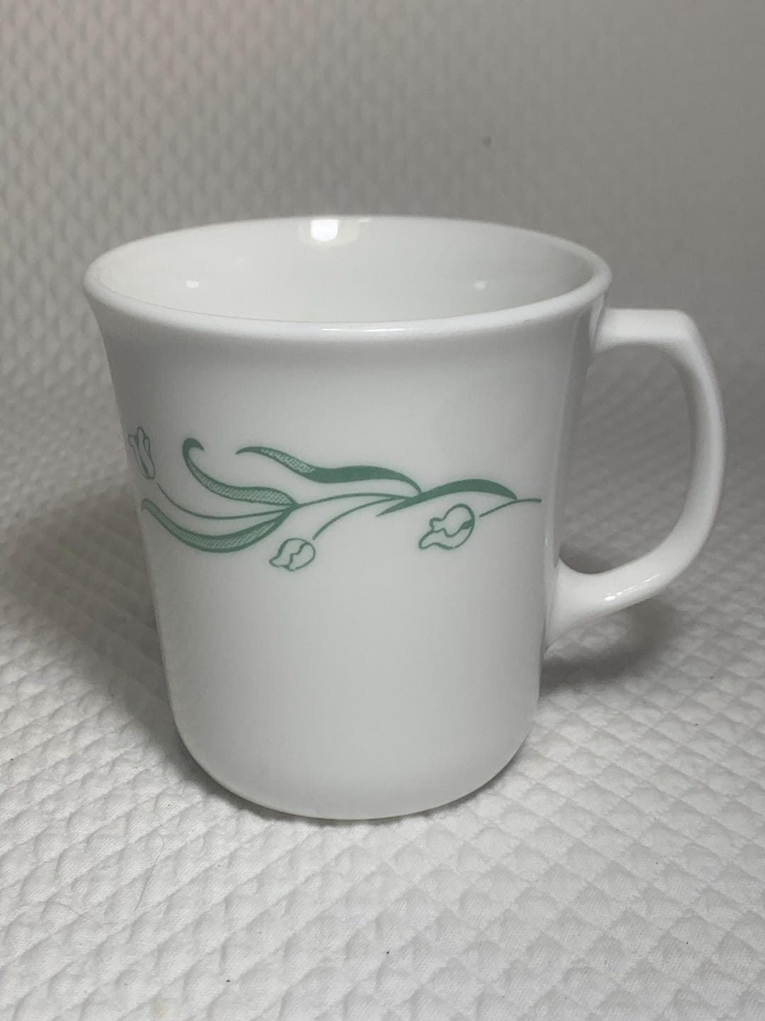 Vintage Corning Corelle Emily Green Floral Cup. - Etsy