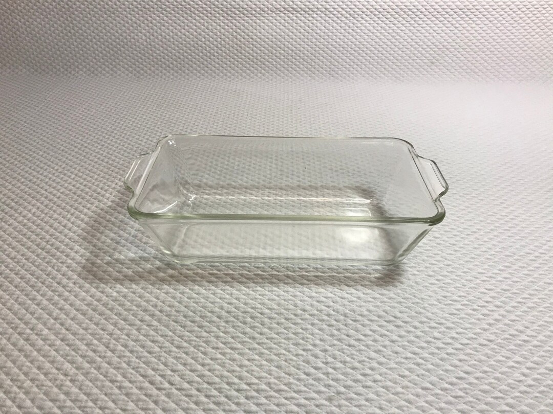 Vintage Pyrex 212 E-DD Clear Glass Loaf Pan - Etsy