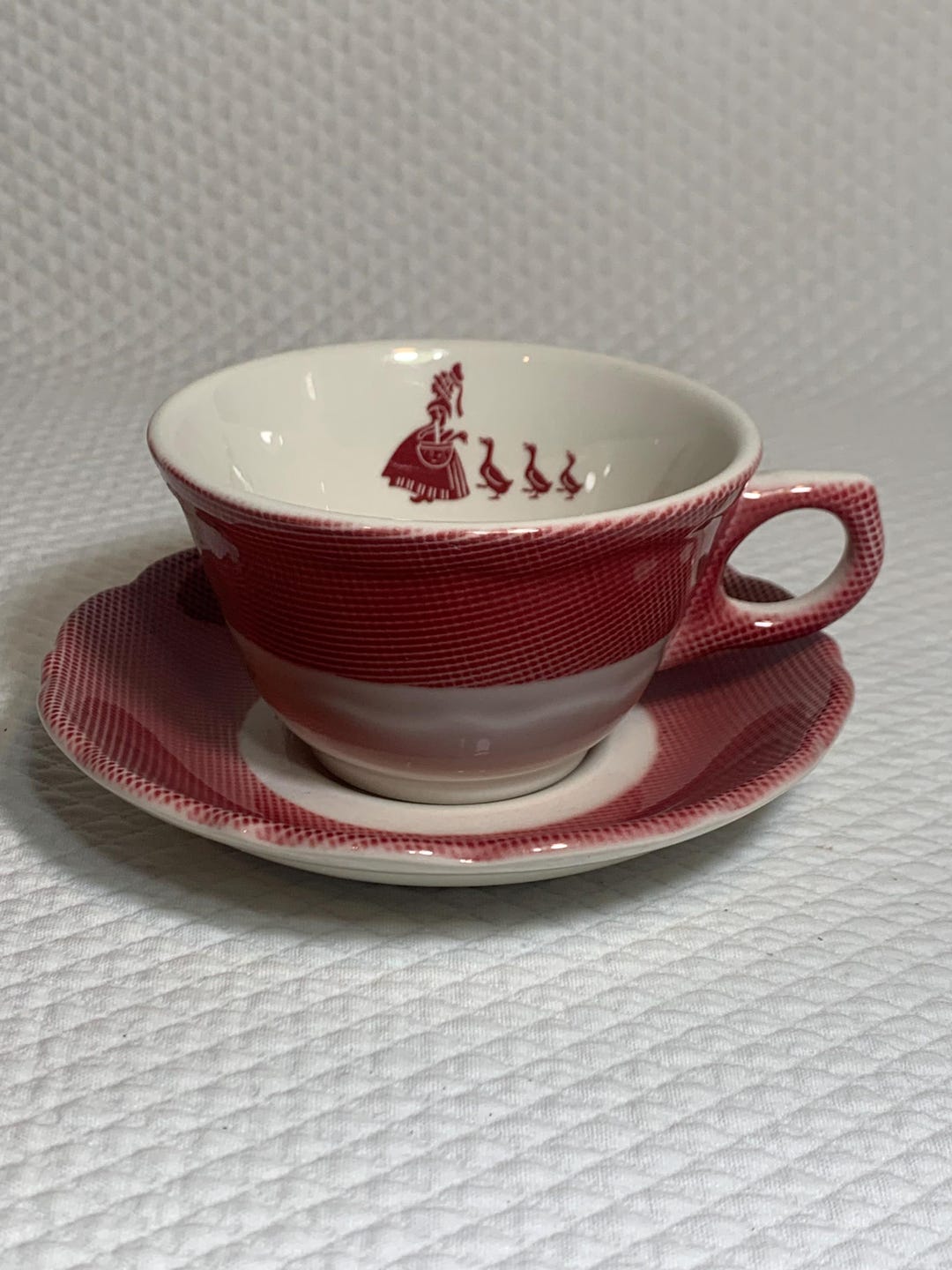 MCM Syracuse China Cup and Saucer, From Normandy Farm Restaurant ...
