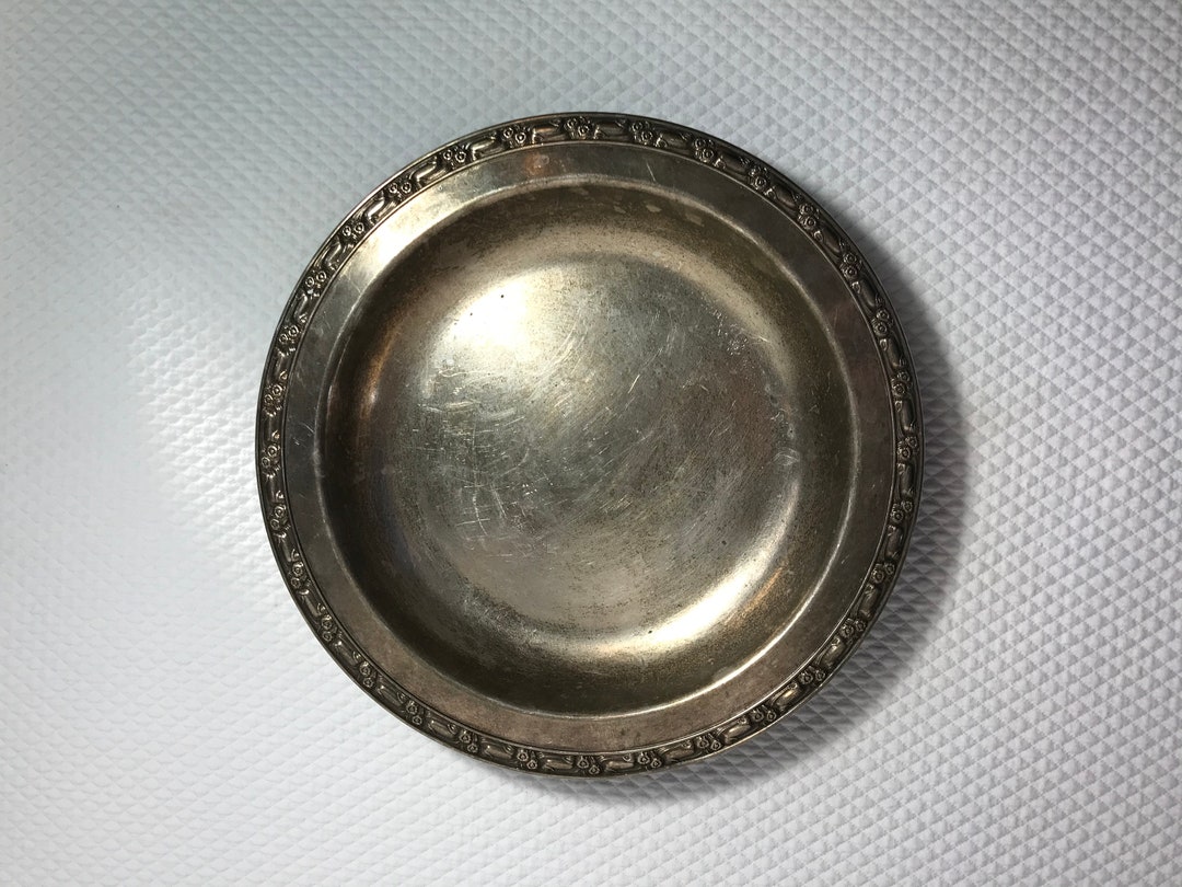 Vintage Oneida Silversmith Silver Plated Shallow Footed Bowl - Etsy