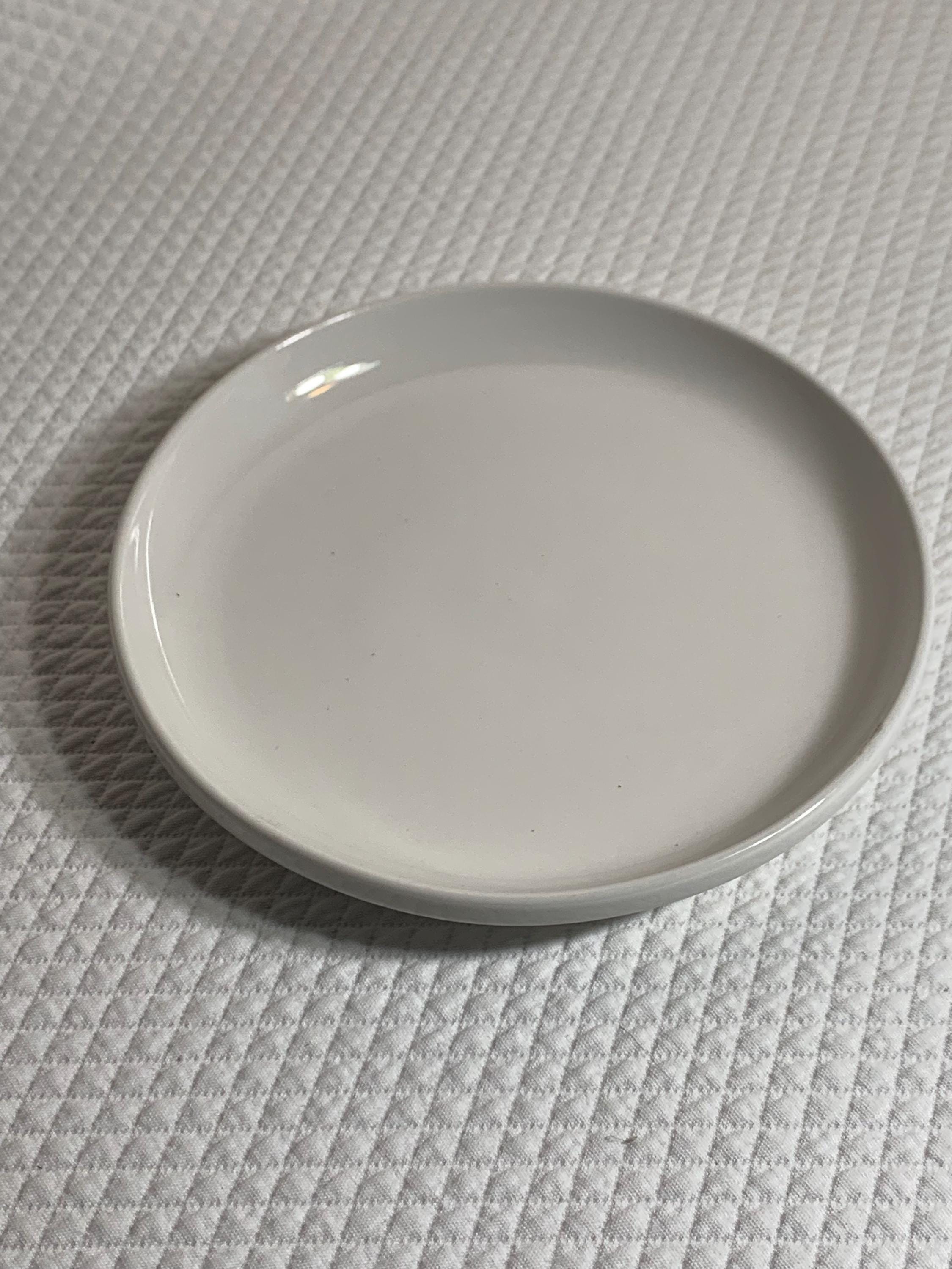 World Market White Porcelain Appetizer Plate - 7 Inch - Etsy