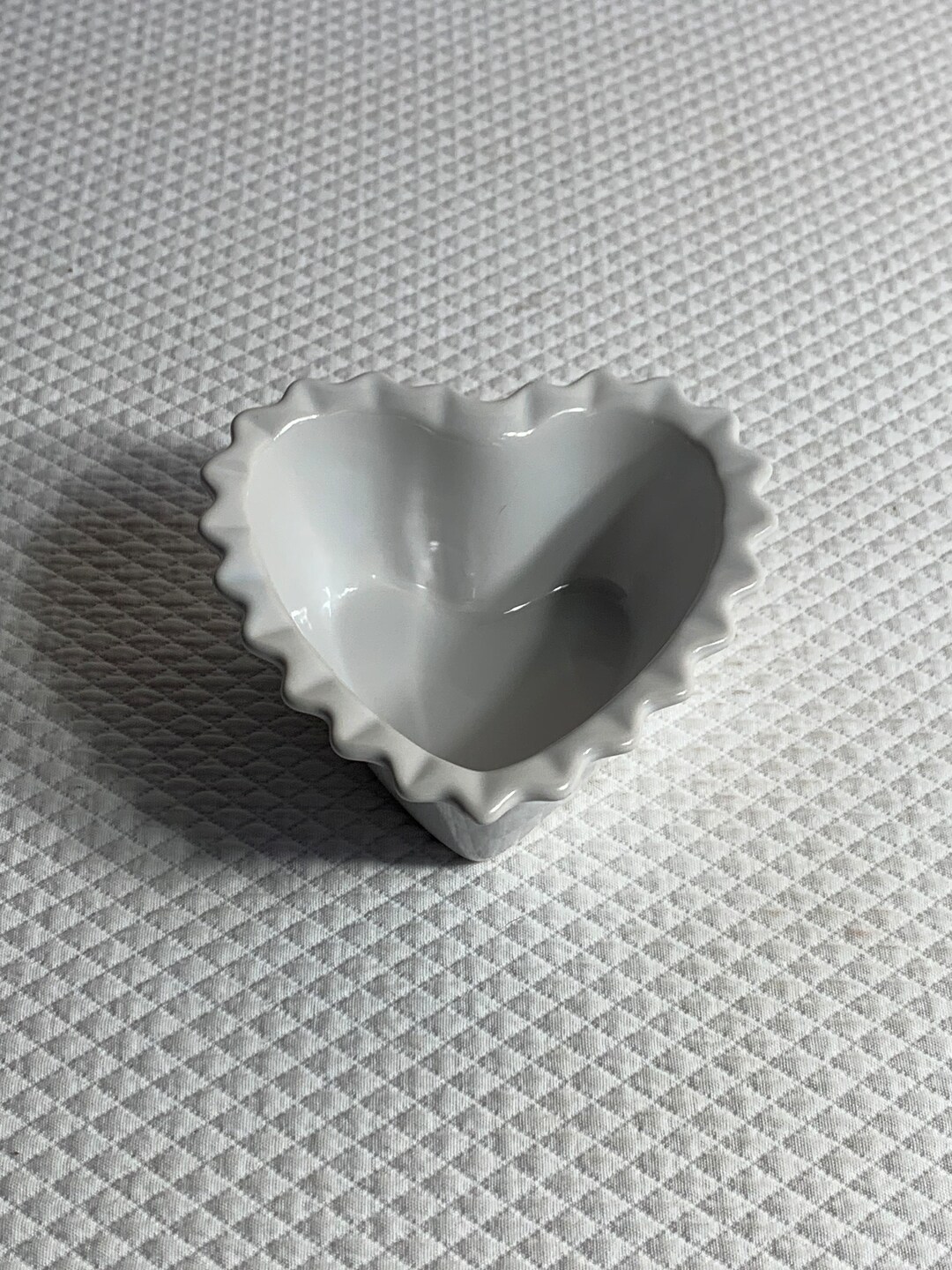 Vintage White Chantal Heart Shaped 1 1/4 Cup Petite Baking Dish - Etsy