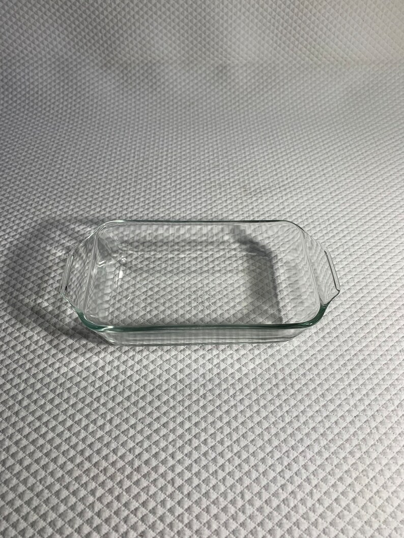Rectangular Casserole Clear Glass Baking Dish 442 Made by Anchor ...