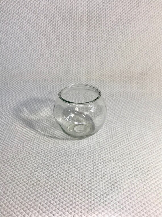 Classic Vintage Fish Bowl or Terrarium in Clear Glass. | Etsy