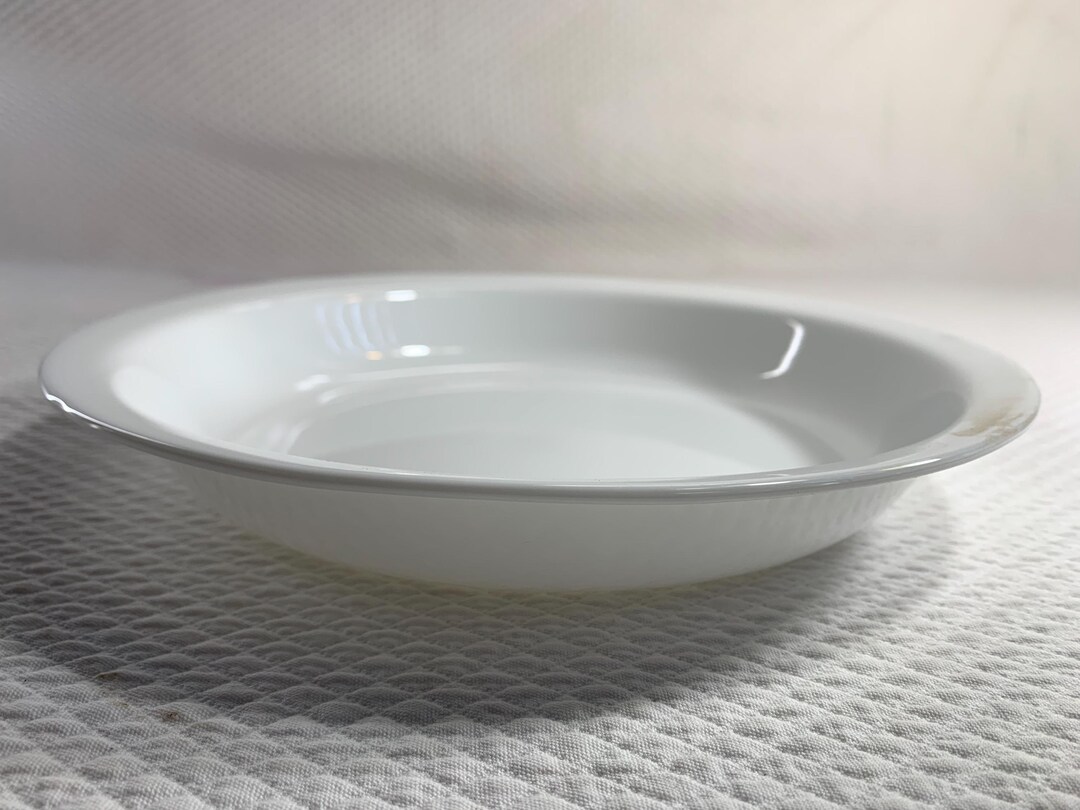 Vintage Corelle 9 1/2" Pie Plate in Classic White. - Etsy