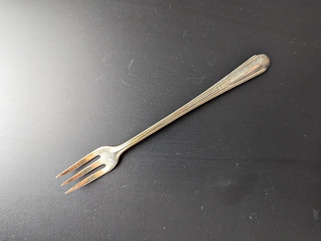 Antique Silverplate Oyster/seafood Cocktail Fork--tulip--fairfield - Etsy