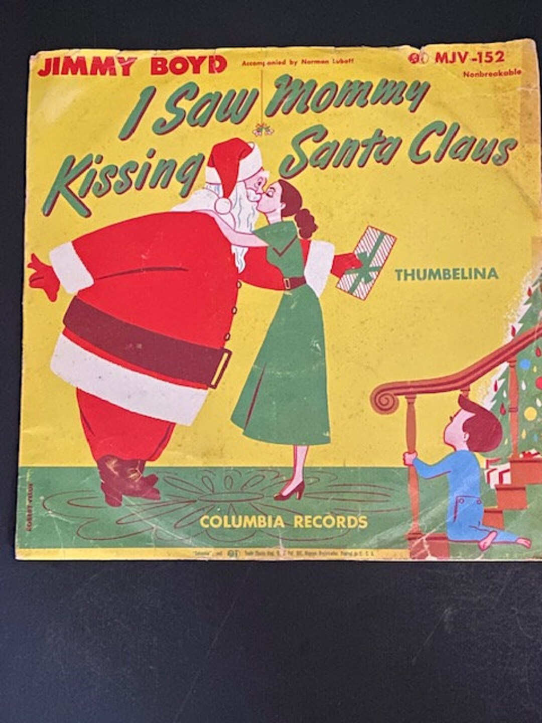 I Saw Mommy Kissing Santa Claus Vinyl Original 1953 78 Rpm Etsy
