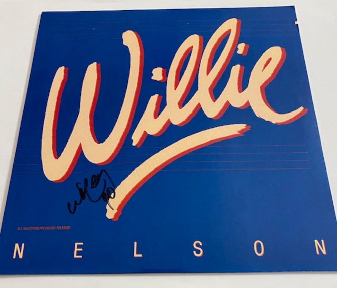 Willie Nelson Autographed Album (JSA) - Etsy