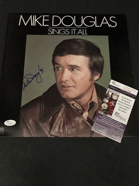 Mike Douglas Autographed Album JSA | Etsy
