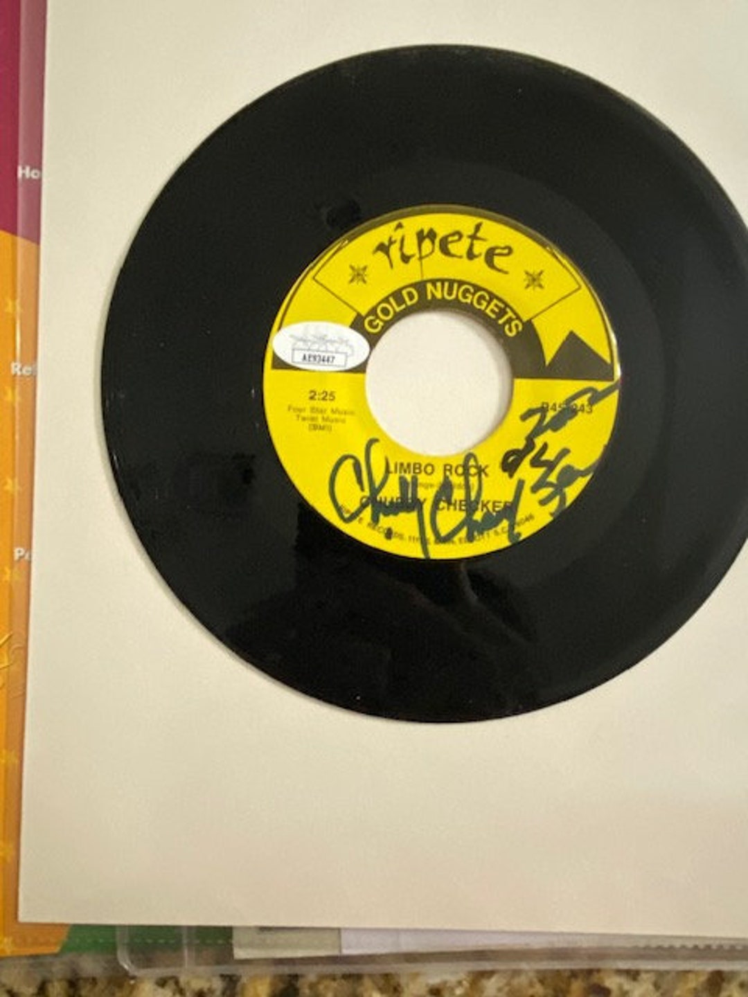 Chubby Checker Autographed 45 Limbo Rock (JSA) - Etsy