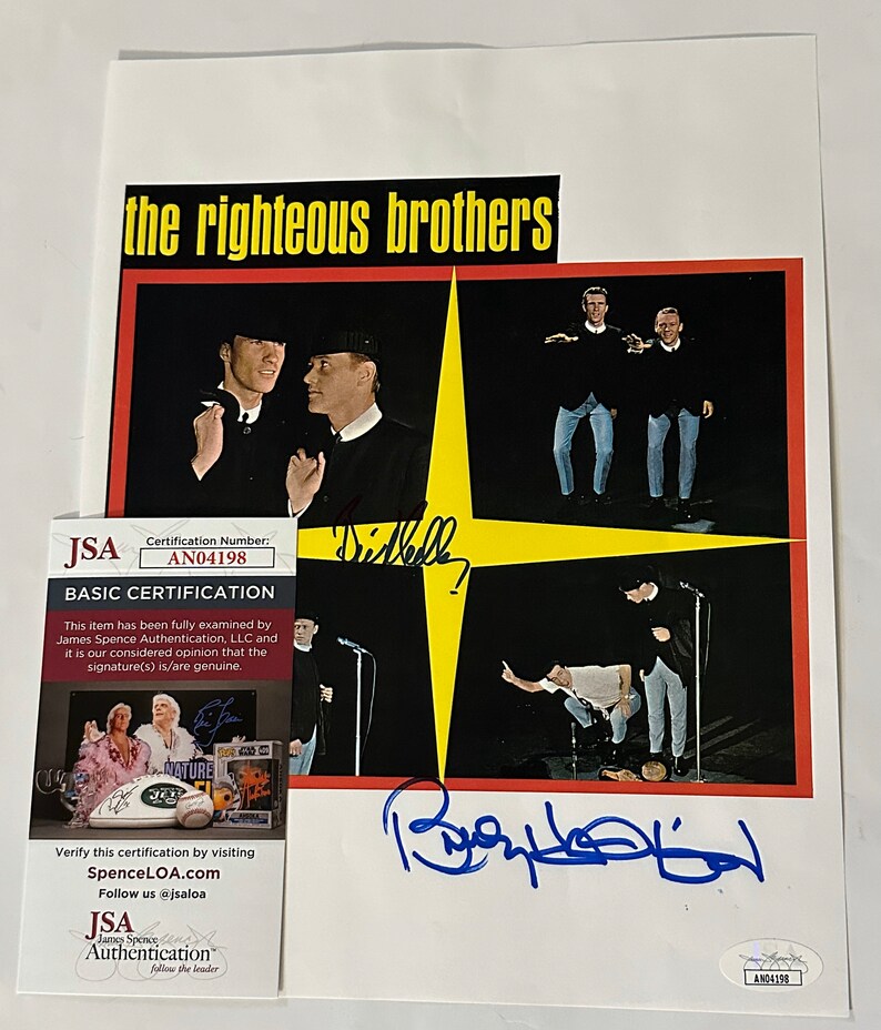 The Righteous Brothers Autographed Item (JSA) - Etsy