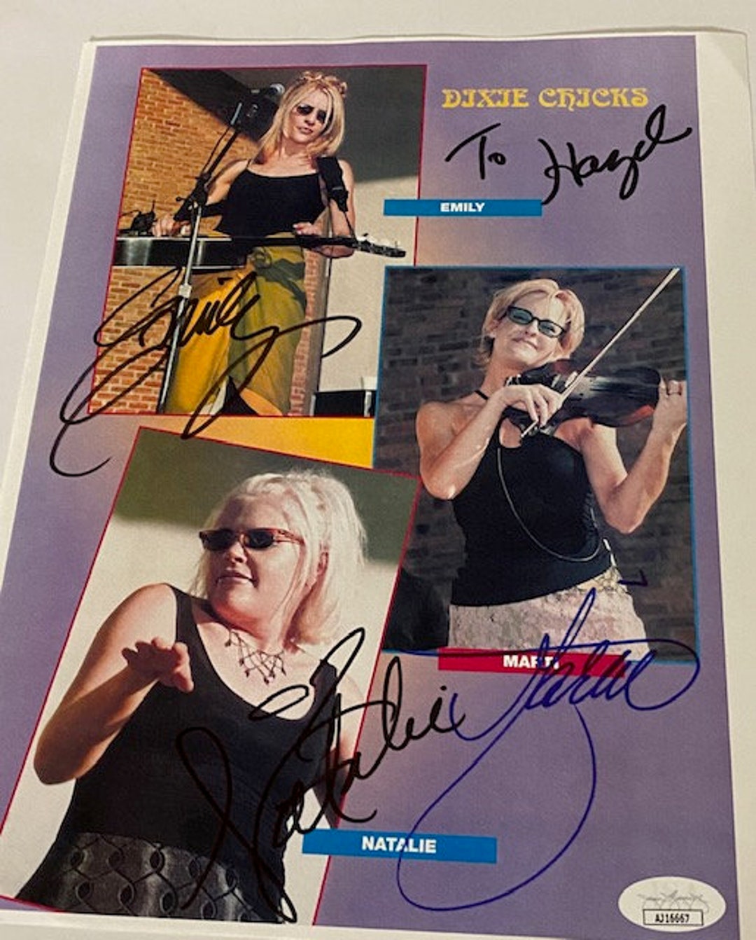 The Dixie Chicks Autographed Item (JSA) - Etsy