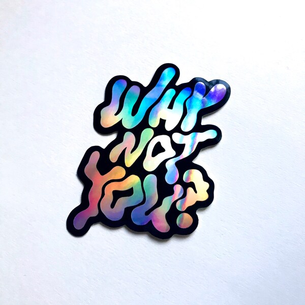 Holographic Sticker - Etsy