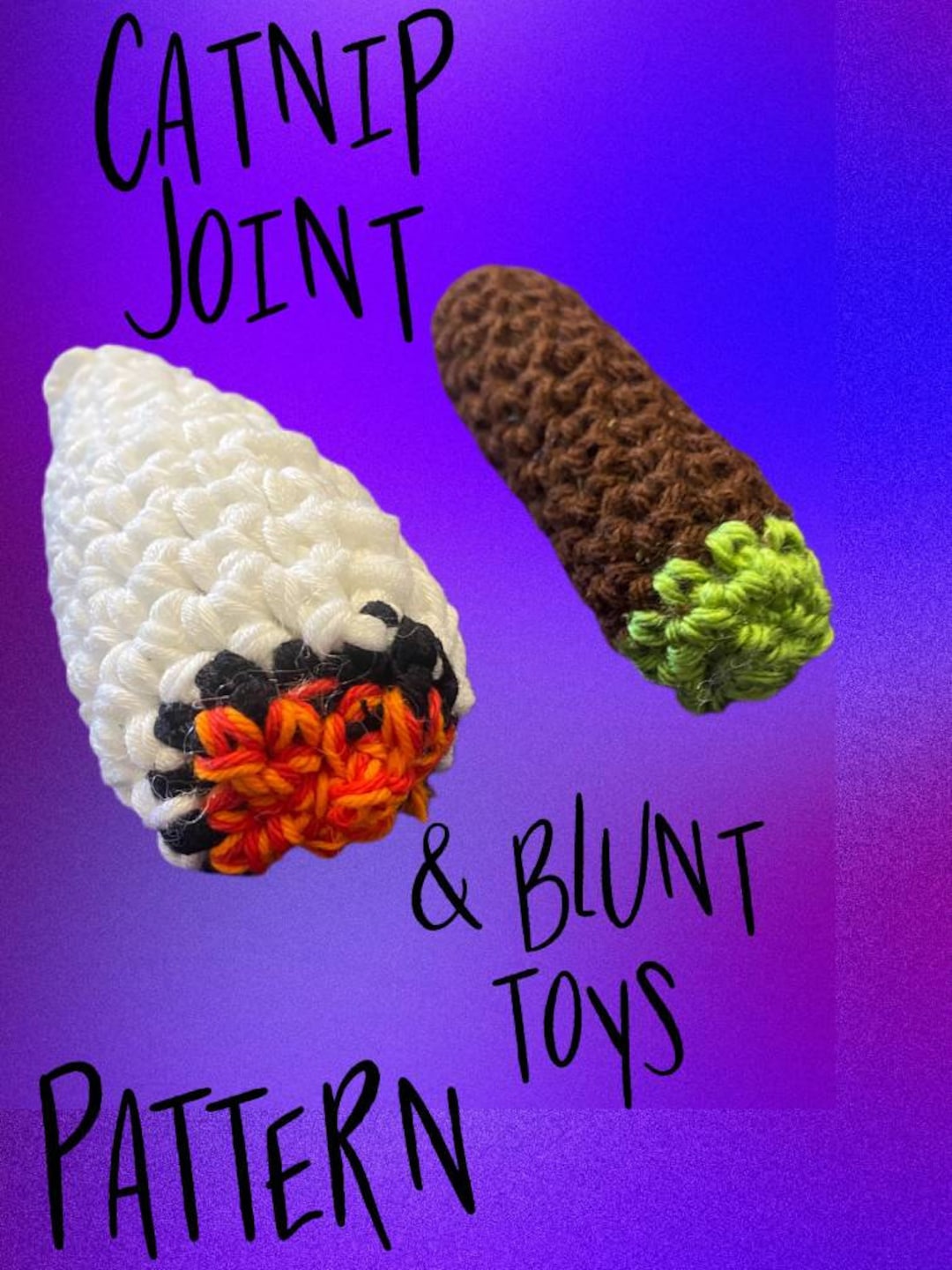 Joint and Blunt Plush Pattern || Catnip Toys - Etsy