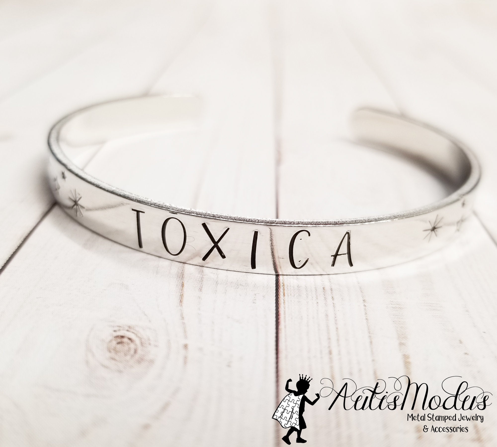 Toxica Cuff Bracelet, Novia Toxica, Toxica AF, La Toxica, Girlfriend ...