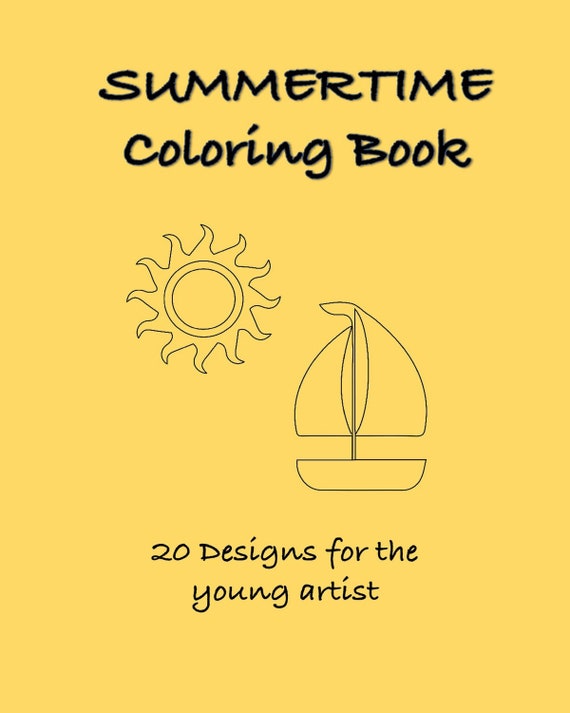 COLORING BOOK Summertime Coloring Pages Digital Download Etsy coloring-book-summertime-coloring-pages-digital-download-etsy