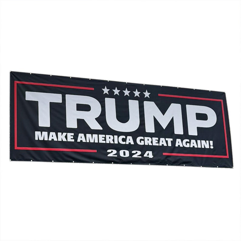 Trump 2024 Banner | MAGA Banner | HUGE Banner | Republican Banner ...