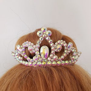 Rhythmic Gymnastics Hair Gymnastics Crown Figure Skating Dress