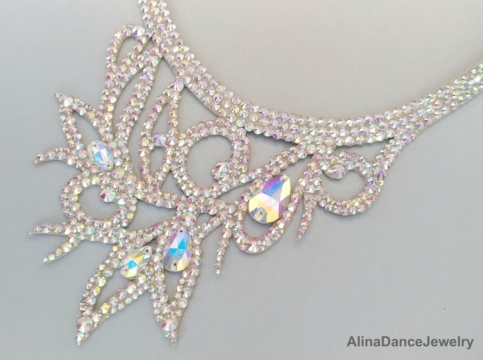 Ballroom Necklace Ballroom Jewelry Ballroom Dance Dress - Etsy