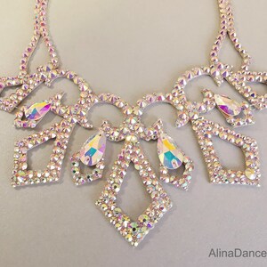 Ballroom Necklace, Ballroom Dance Jewelry, Ballroom Dress, Latin Dress ...