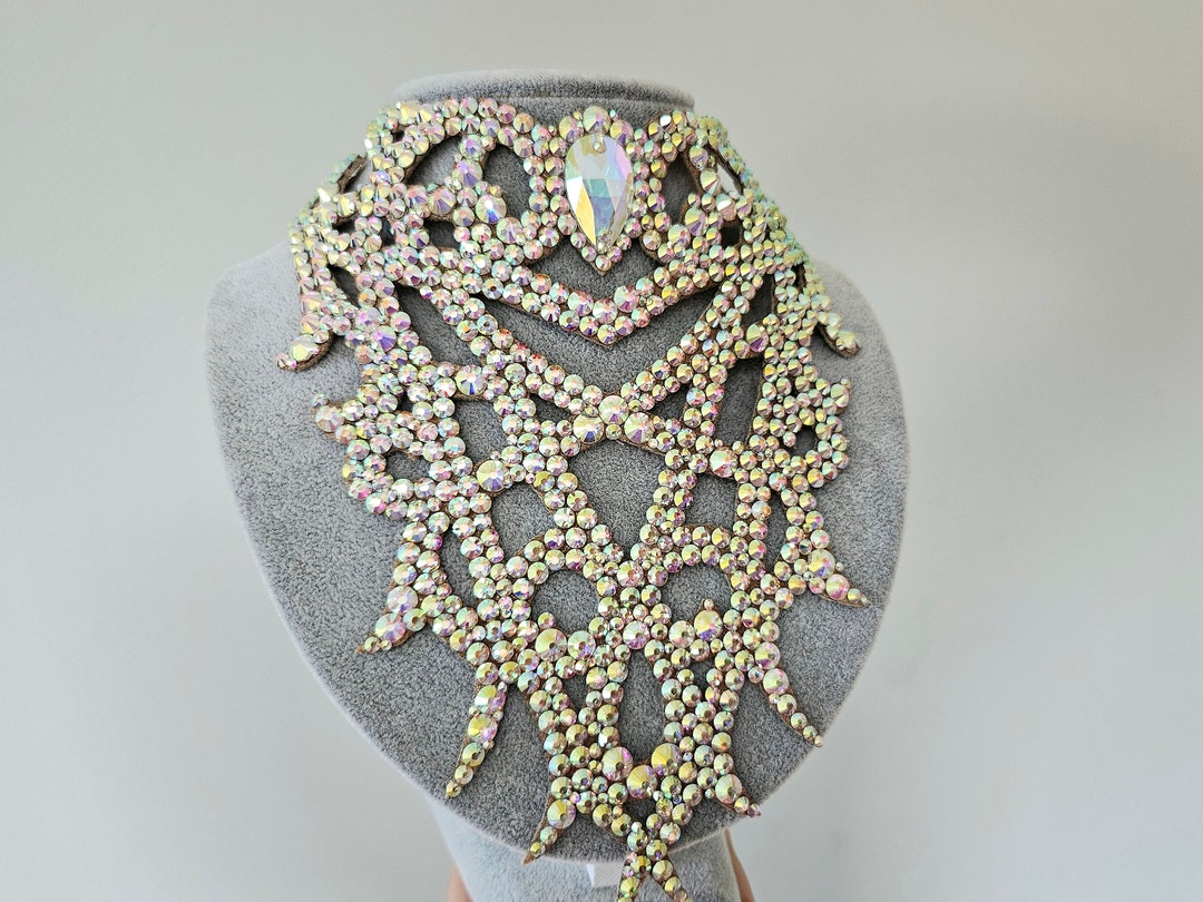 Ballroom Necklace, Ballroom Dance Jewelry, Ballroom Dress, Latin Dress ...