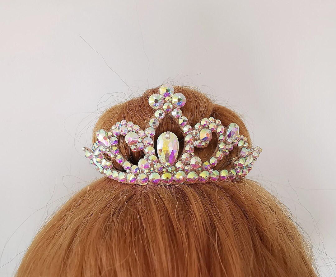 Rhythmic Gymnastics Hair Gymnastics Crown Figure Skating Dress