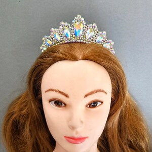 Dance Hair Tiara, Ballroom Headpiece, Dance Rhinestones Crown, Belly ...