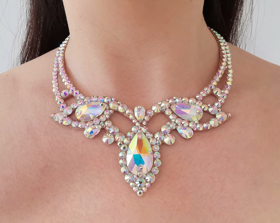 Ballroom Necklace, Ballroom Jewelry, Ballroom Dance Dress, Latin Dress ...
